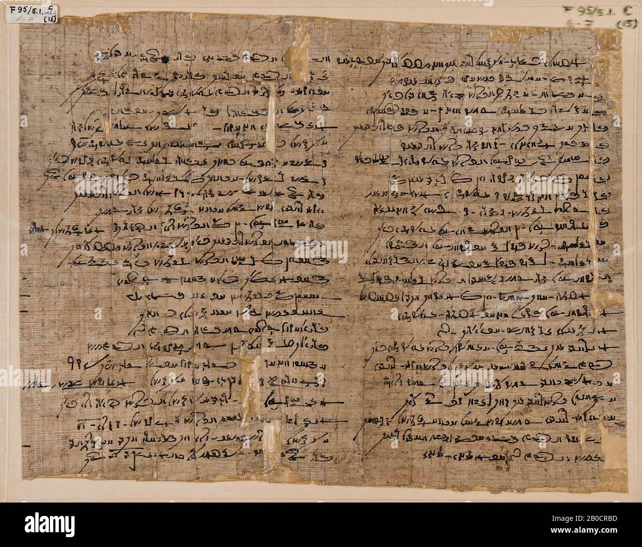 Egypt, handwriting, papyrus, papyrus, 27.6 × 35.2 cm Stock Photo - Alamy