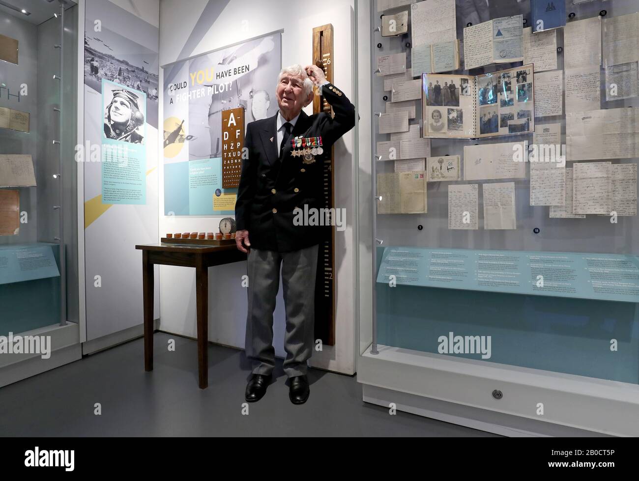 World War Two veteran Peter Lemon, a Wireless Operator Air Gunner and ...