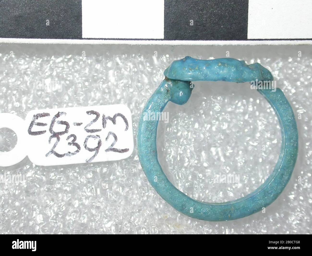 ring, snake, erected, or, rod sign, ring, faience, egypt Stock Photo ...