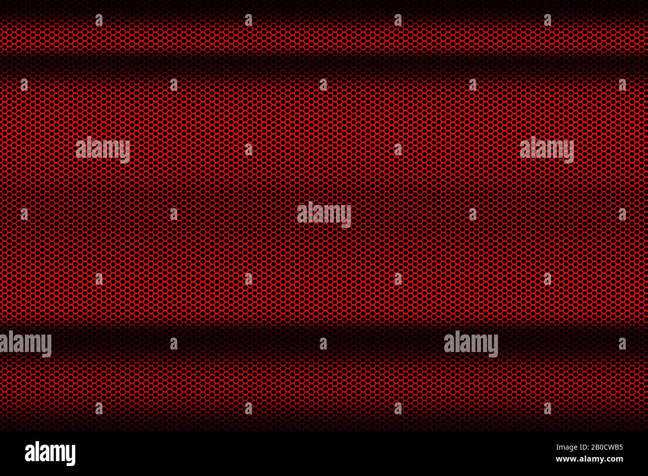 red wave metallic mesh. metal background and texture. 3d illustration ...