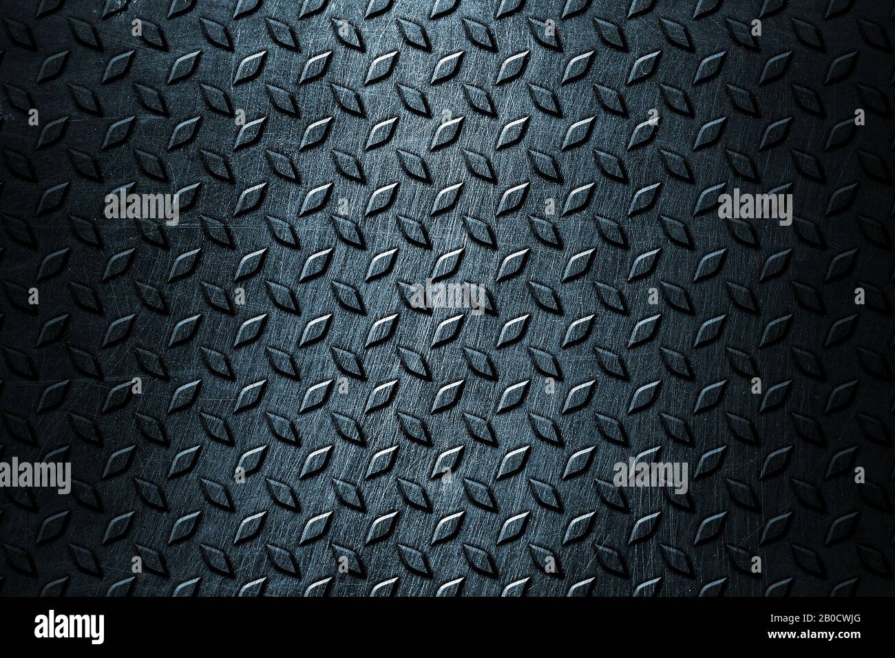 old and rust diamond plate. metal background and texture. 3d ...