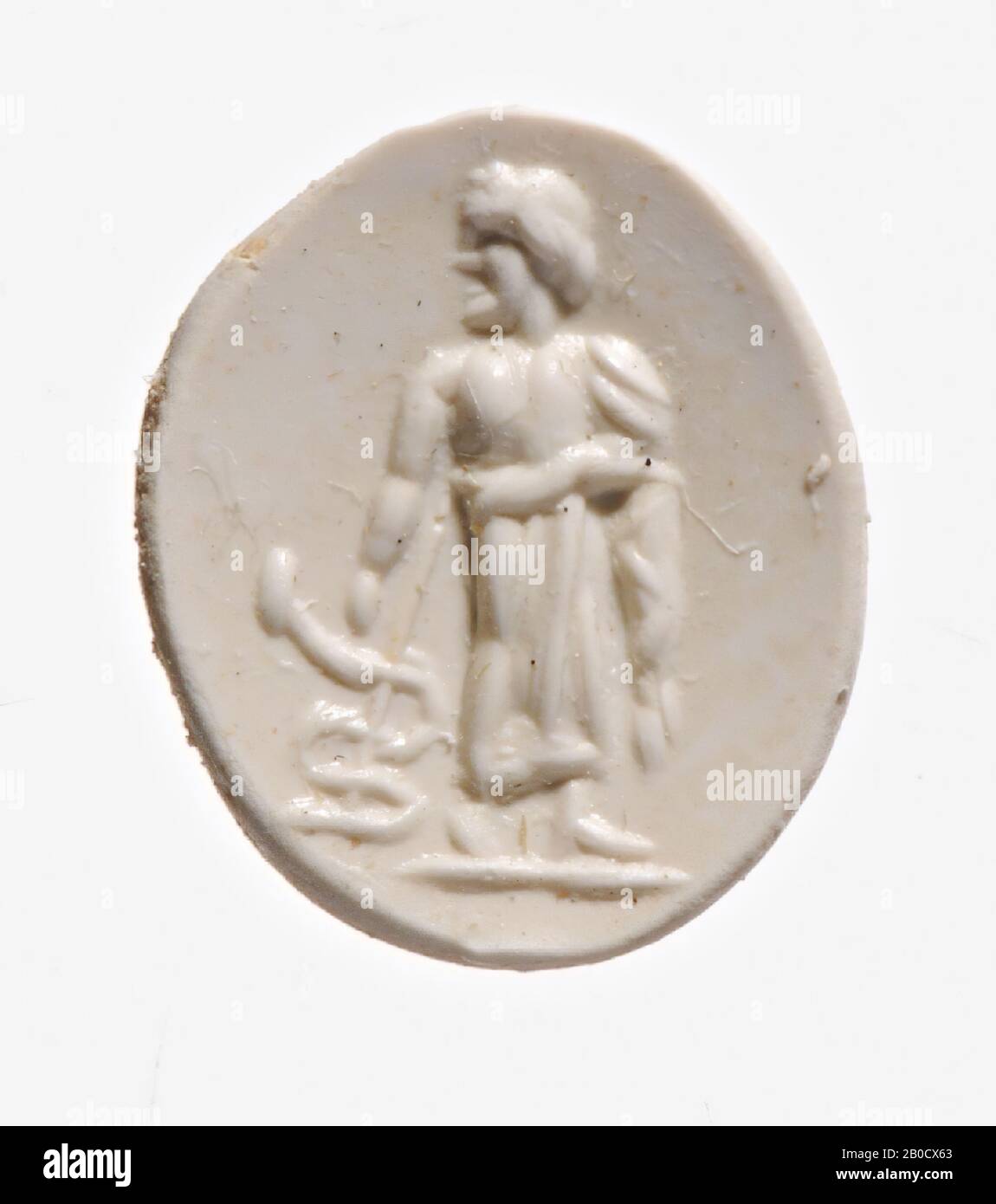 Vz: the god has a beard and carries his hair in a roll around his head ...