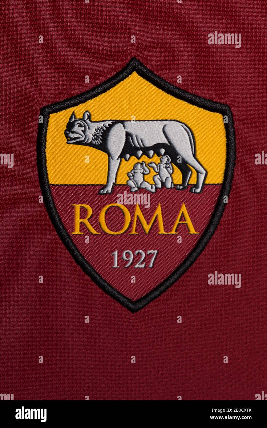 Rome soccer team logo hi-res stock photography and images - Alamy