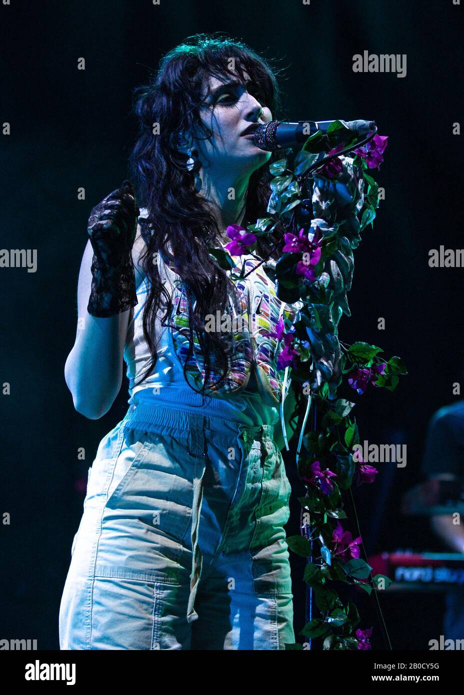 London, UK - February 17th, 2020: Naaz performing live at O2 Academy ...