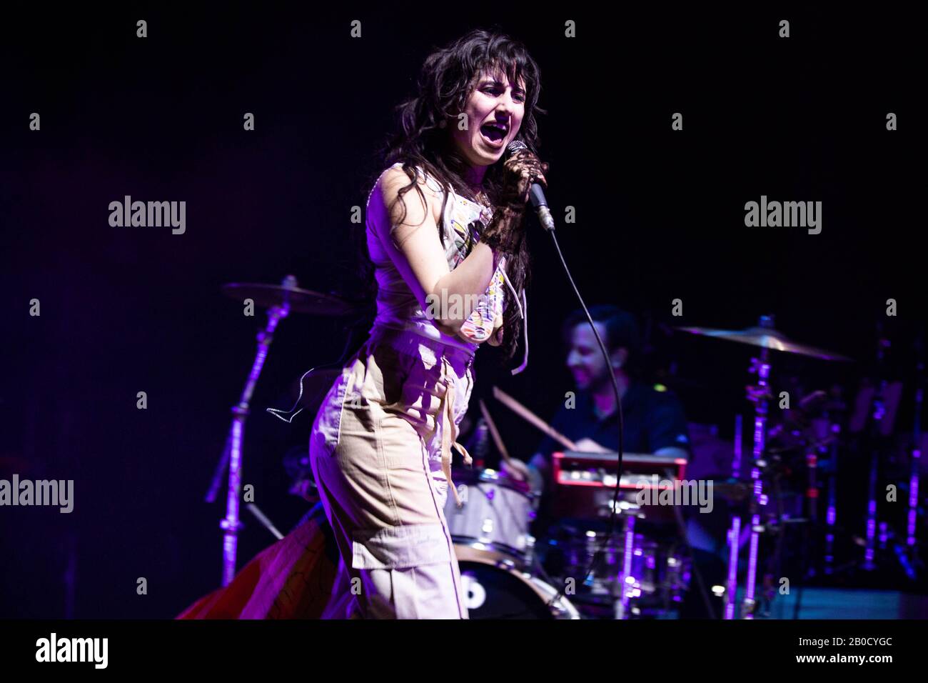 London, UK - February 17th, 2020: Naaz performing live at O2 Academy ...