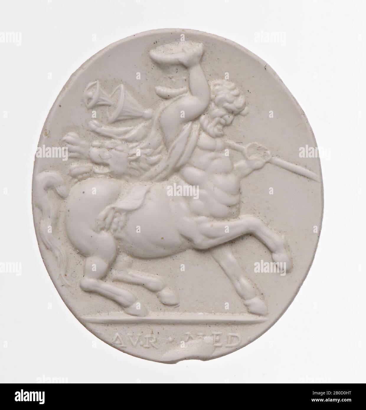 Vz: centaur to the left, on his shoulders he carries a vase, a censer ...