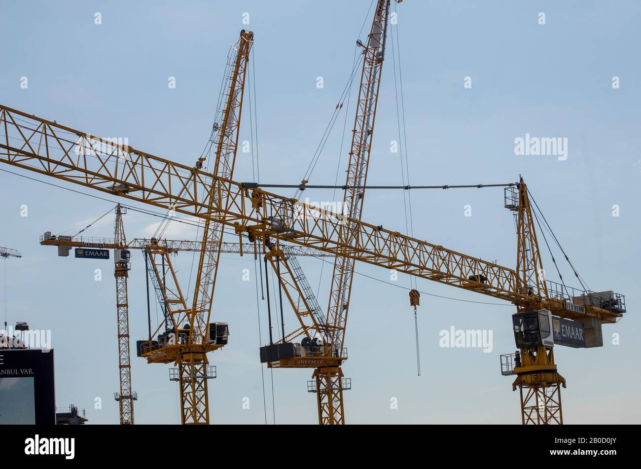 Construction of the Big Building Stock Photo - Alamy