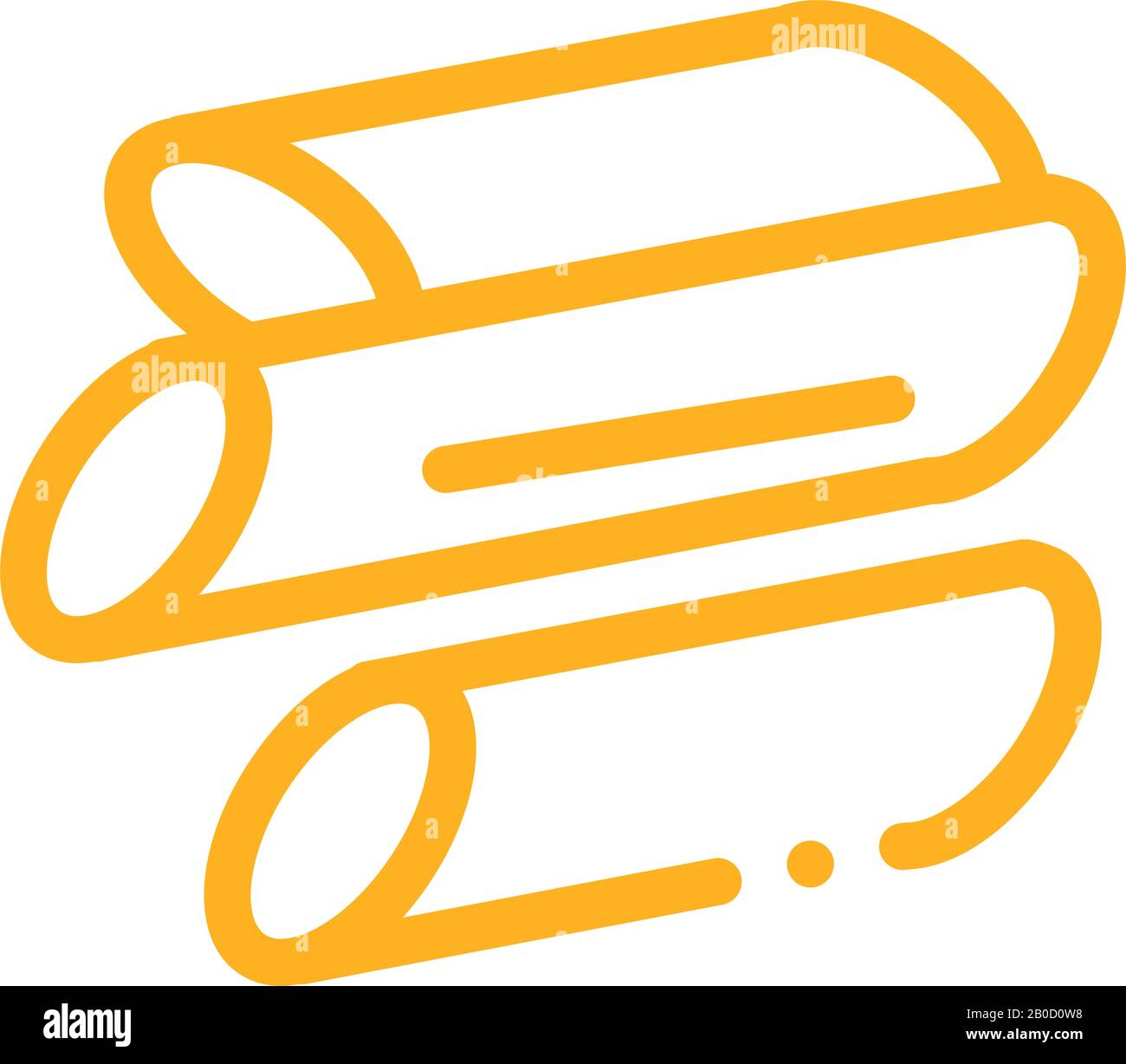 Sliced Canes Icon Vector Outline Illustration Stock Vector Image & Art ...