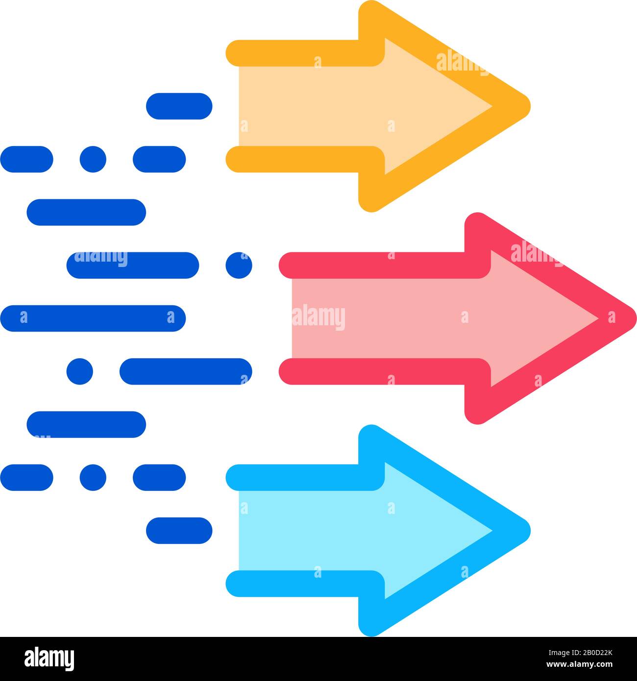 Speed Arrows Icon Vector Outline Illustration Stock Vector Image & Art ...