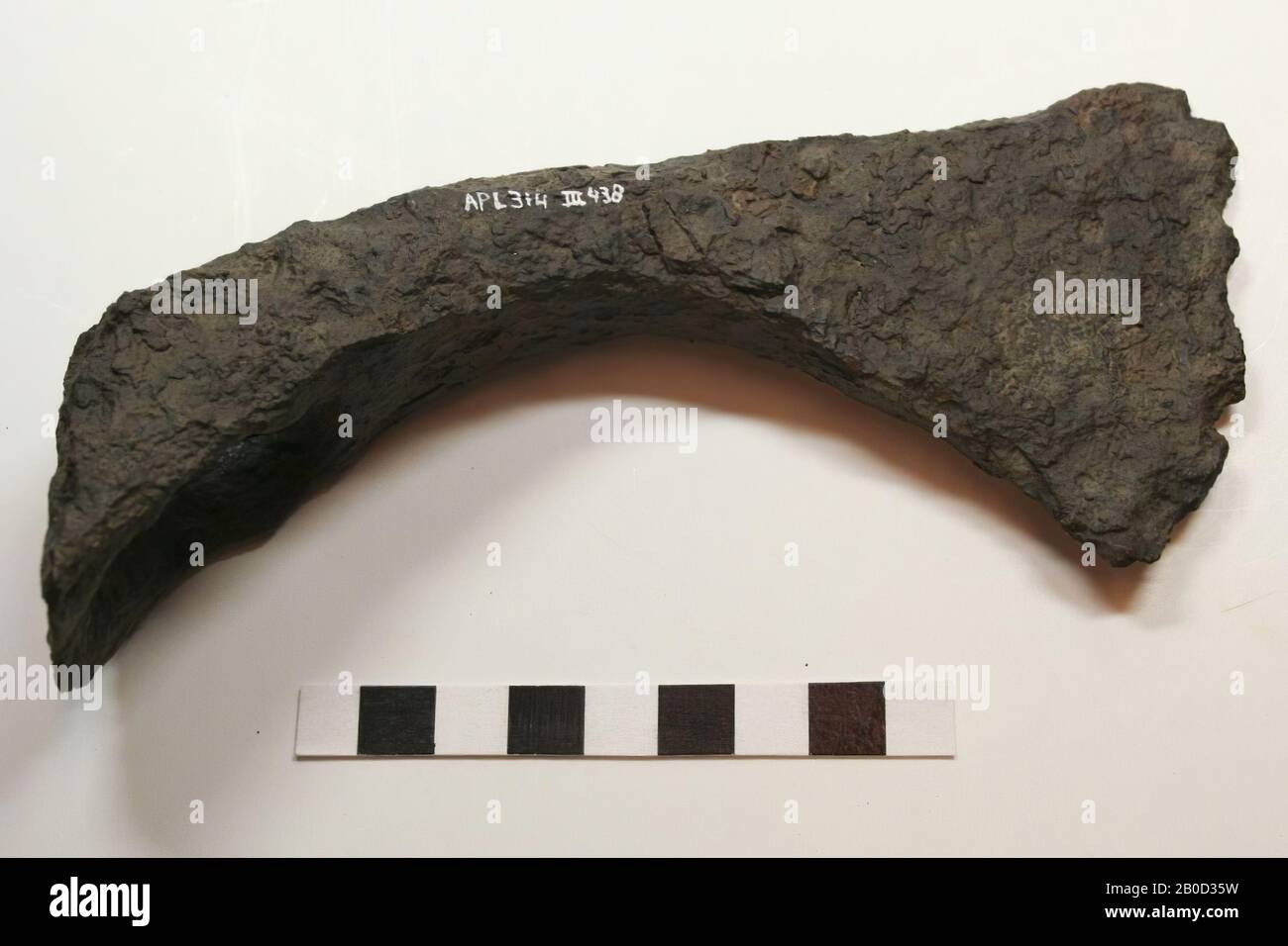 ax, metal, iron, 15.6 x 7.0 x 4.2 cm, medieval, Germany, unknown ...