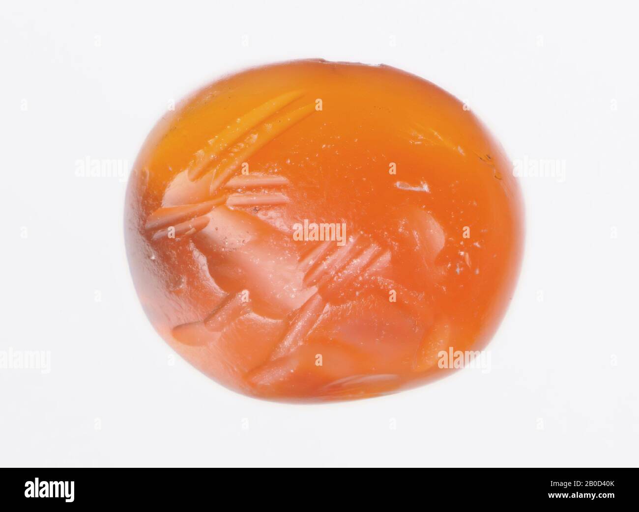 antelope walking to the right, stamp, carnelian, Color :, Shape ...