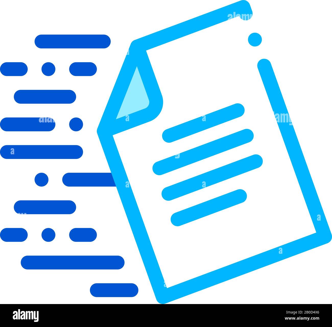Document Delivery Icon Vector Outline Illustration Stock Vector Image ...