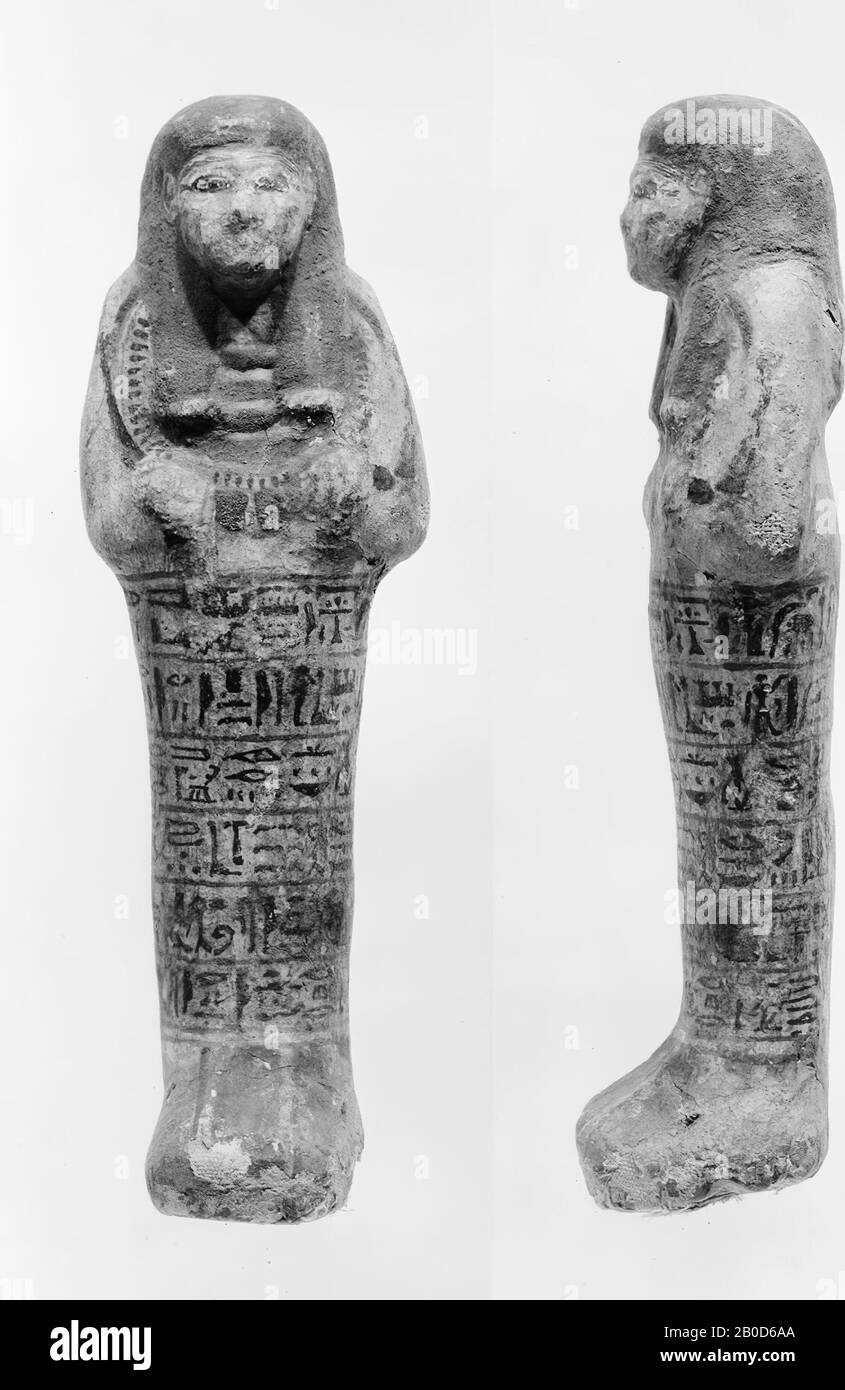 mummy, Shamary, Shabbat, pottery, 17.7 x 5.5 cm, New Kingdom, 19th ...