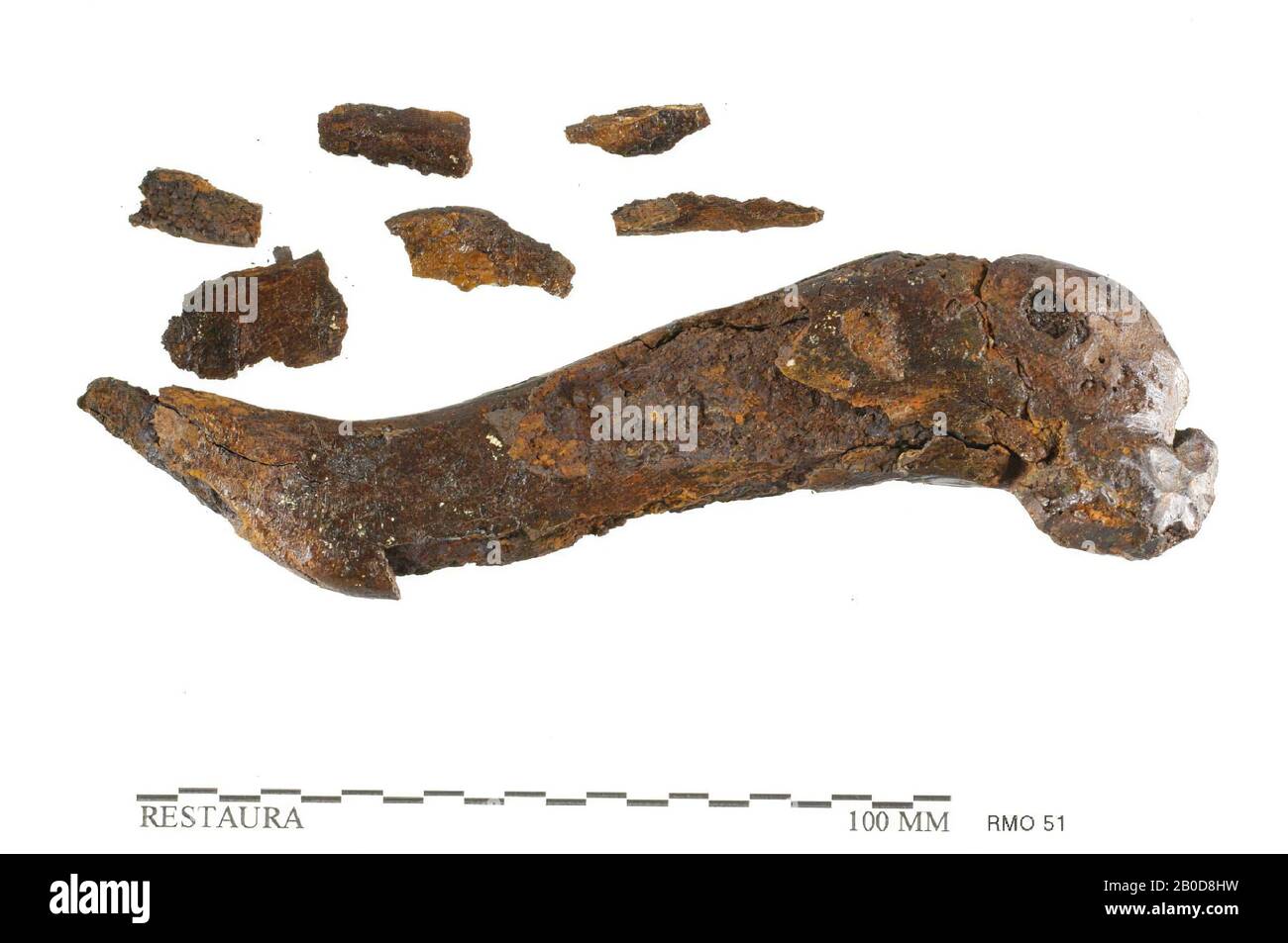 object, S-shaped, object, S-shaped, iron, 14.0 x 4.4 cm, x, Netherlands ...