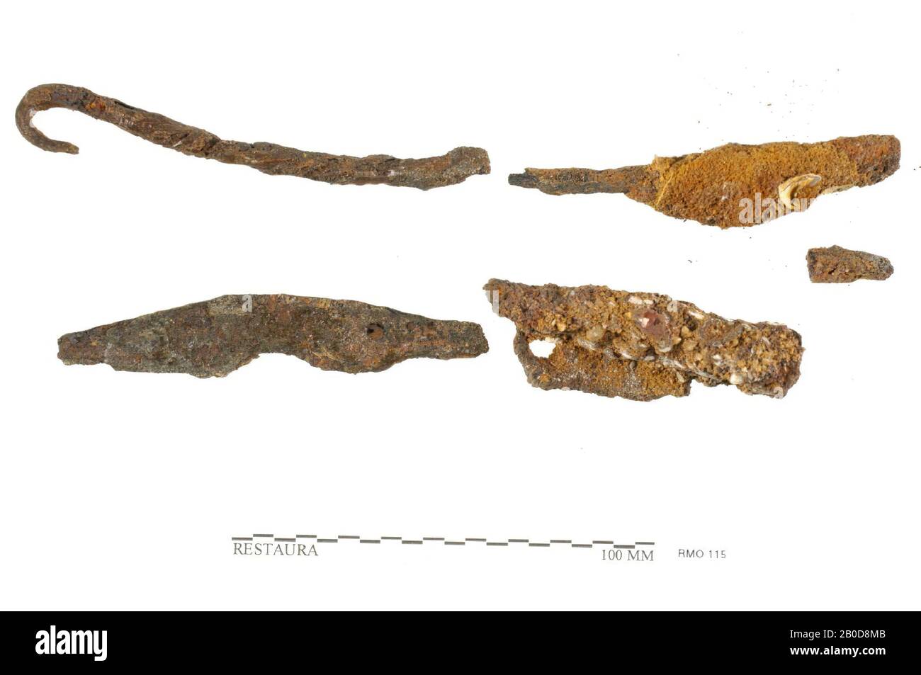 part of knife and parts of handle, part of knife and parts of handle ...