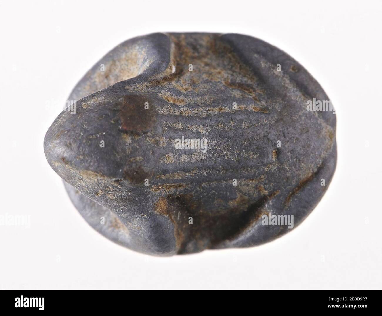 frog, sitting, inscription, nefer, amulet, animal, lapis lazuli, 1,2 cm ...