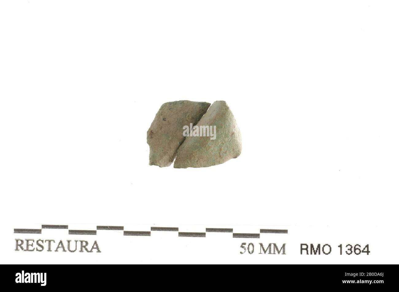 plate fragment, kinked, plate fragment, kinked, copper alloy, 1,7 x 1,2 ...