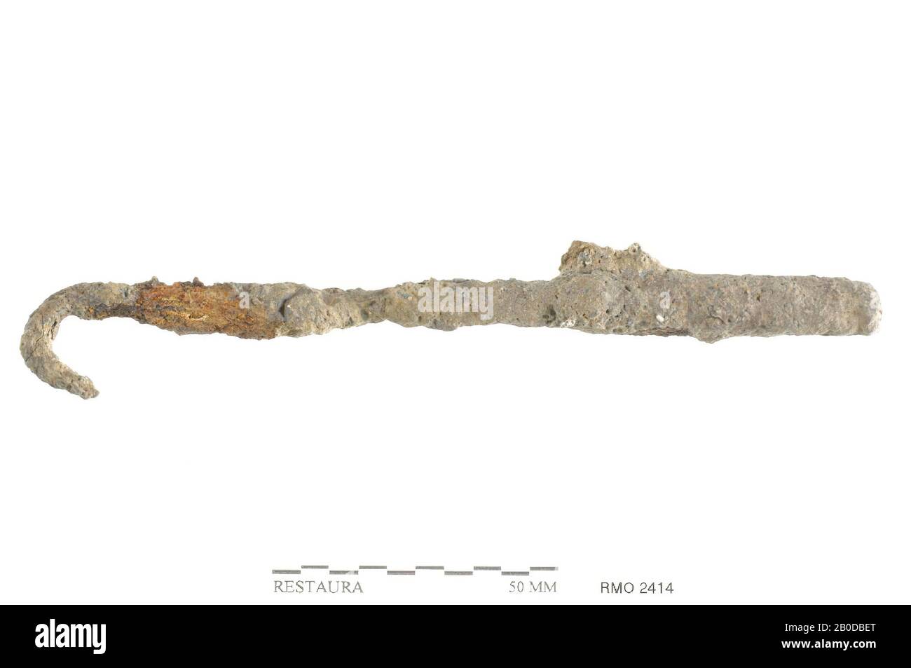 rod with hook, rod with hook, iron, 14,7 x 1,5 cm, x, Netherlands ...