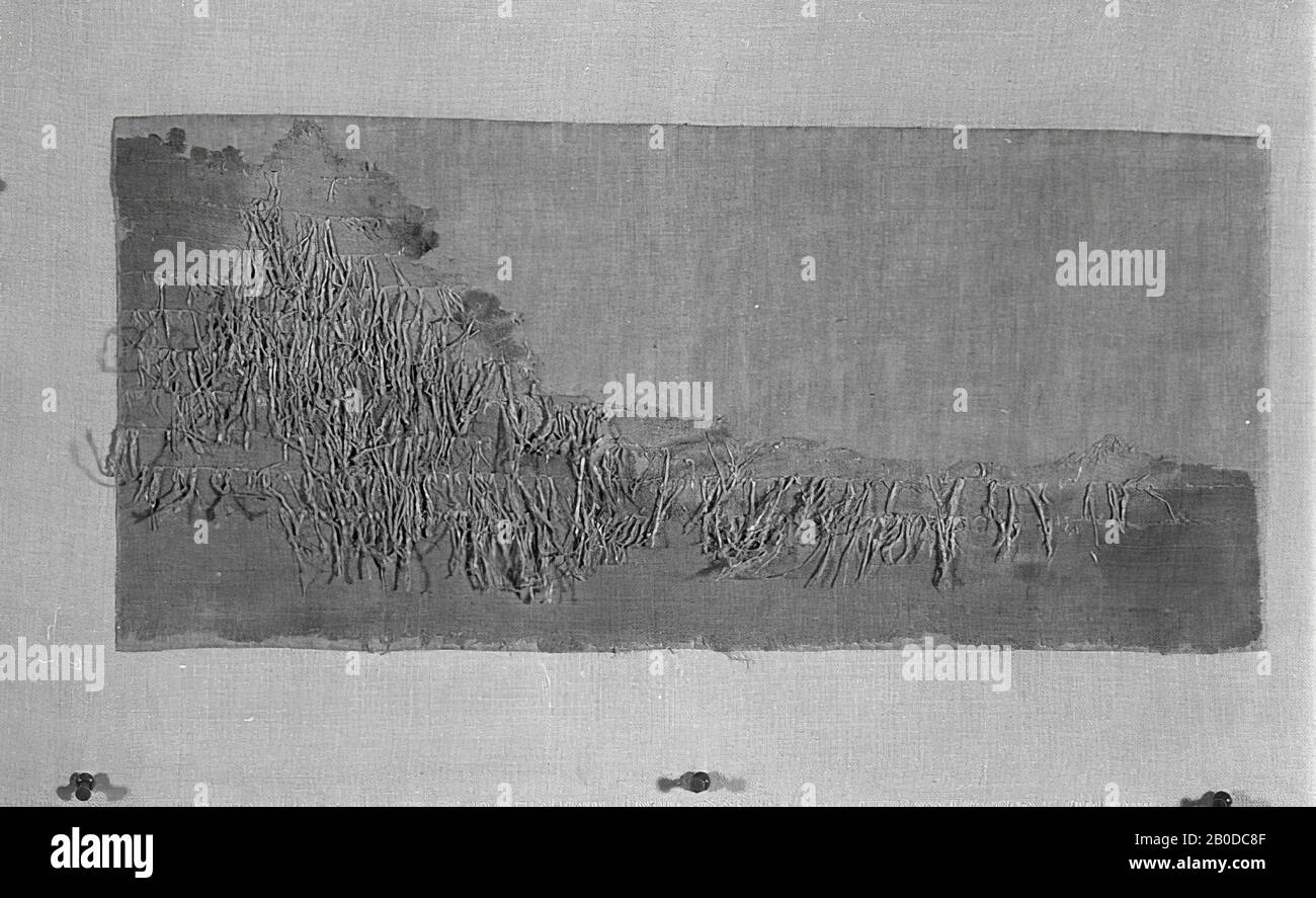 loop fabric, white, fabric, loop fabric, linen, 24 x 56 cm, Coptic ...