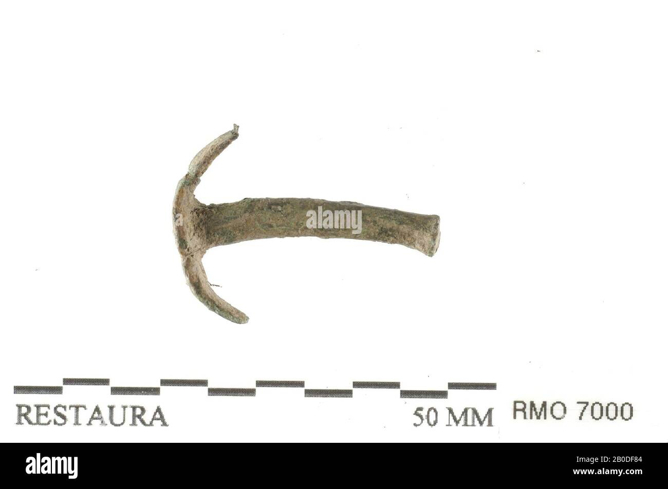 rivet with elongated head, rivet with elongated head, copper alloy, 2.2 ...