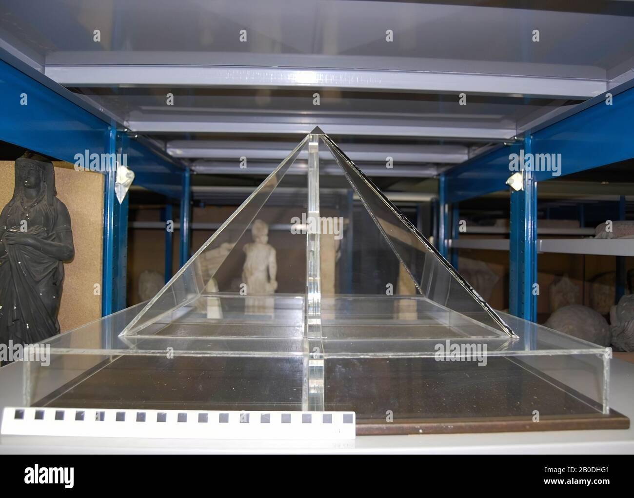 pyramid, Cheops, scale model, pyramid, perspex, 39 x 63 x 63 cm, modern ...