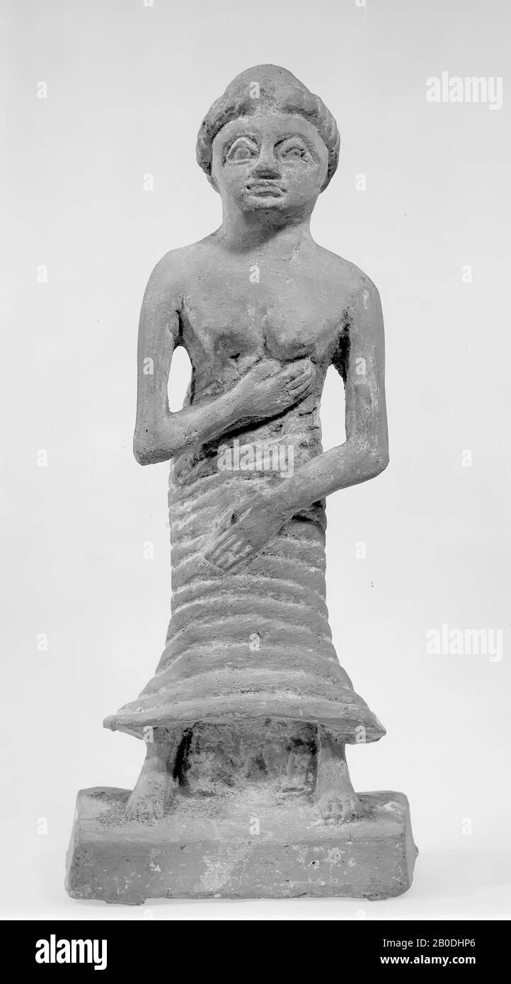 statue, woman, standing, apron, fake, sculpture, pottery, 28 cm, Egypt ...