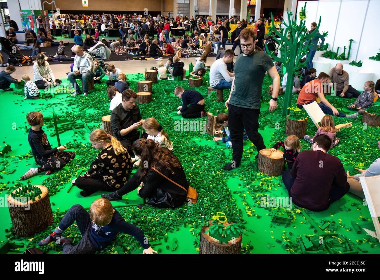 Copenhagen, Denmark. 13th Feb, 2017. Children and adults of all ages go ...