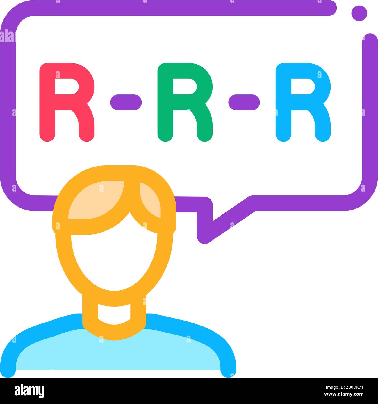 Pronunciation Icon Vector Outline Illustration Stock Vector Image & Art ...