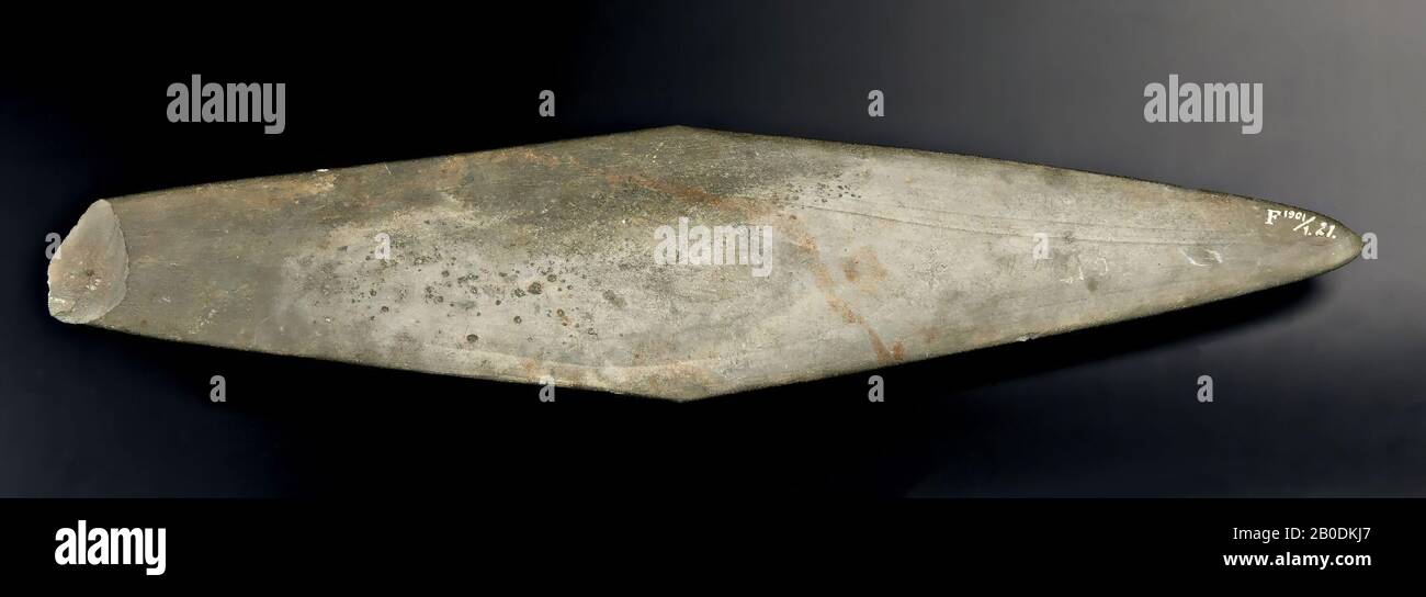 palette, diamond-shaped, palette, slate, 12.3 x 55 cm, Prehistory ...