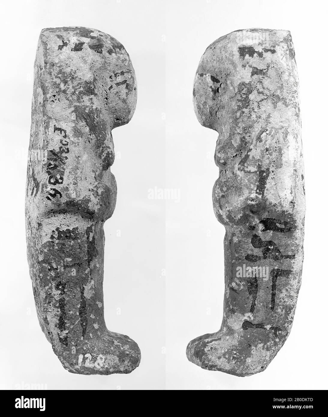 mummy-shaped, Padyamon, shishebite, pottery, 9.6 x 3.2 cm, Third ...