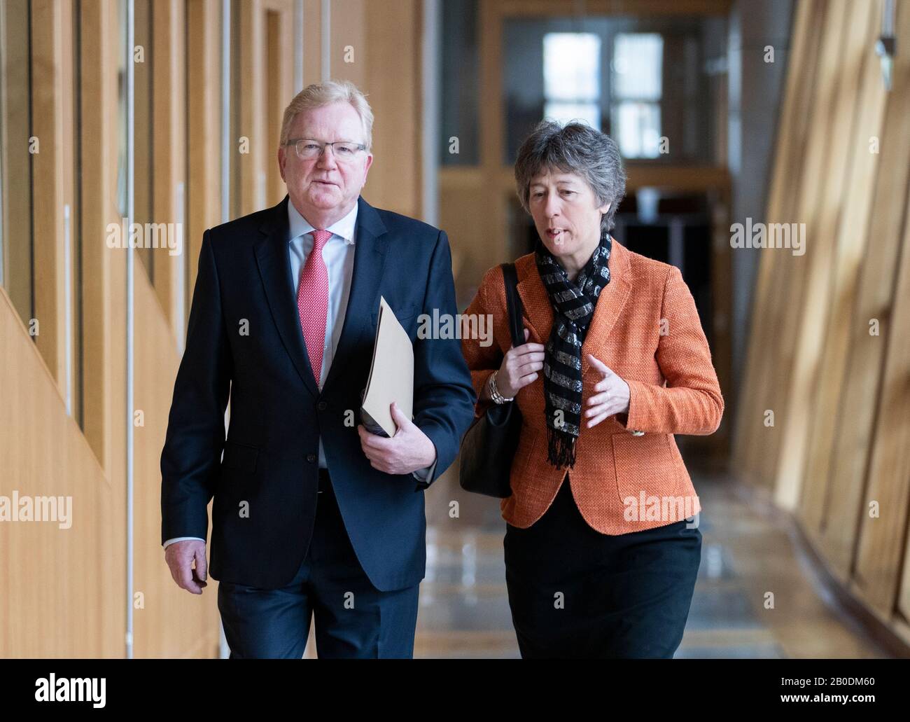 Scottish Conservative leader Jackson Carlaw and Liz Smith (right ...