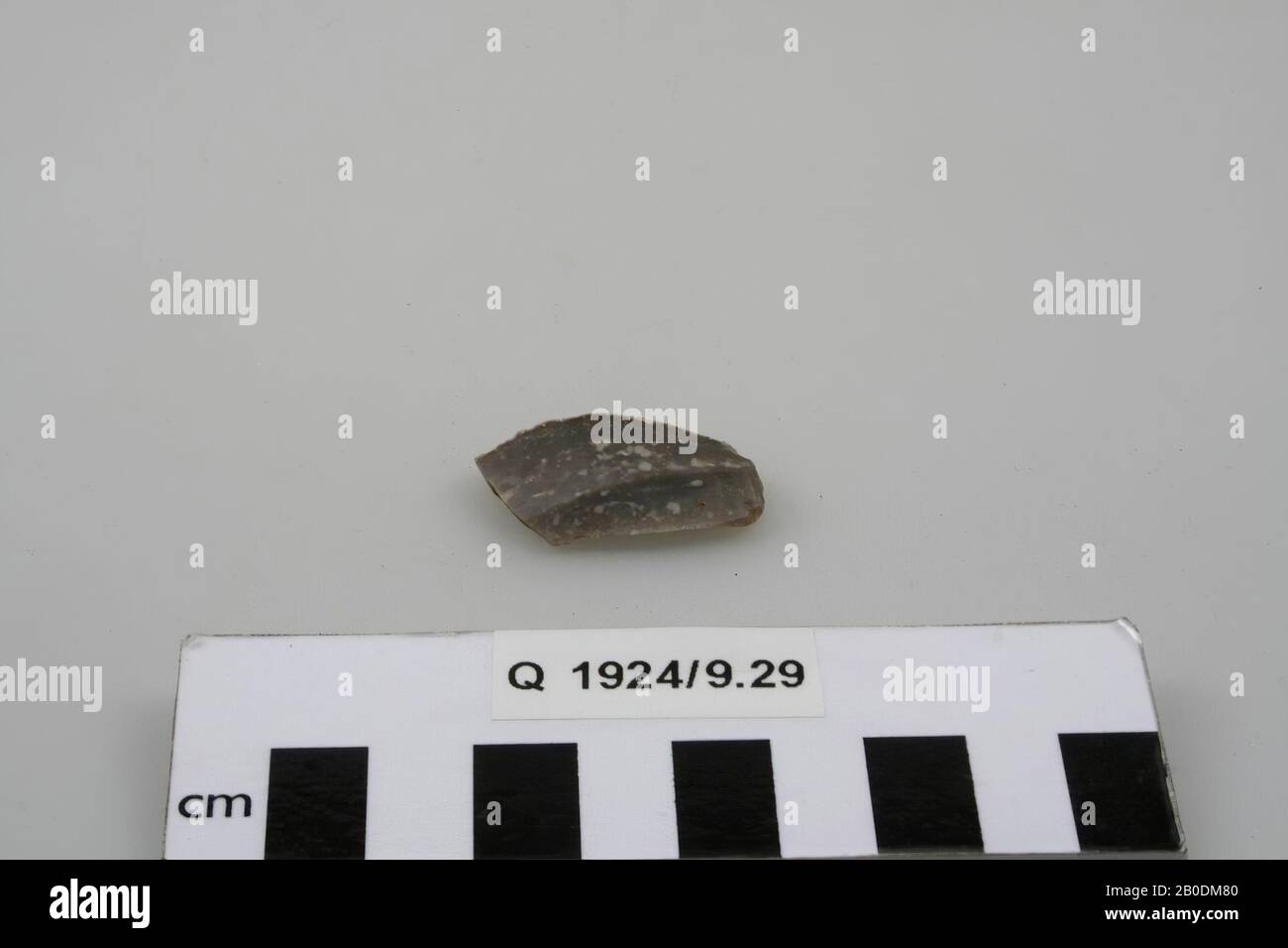 Ancient Europe, scraper, fragment, stone, flint, 3.5 x 2 cm, prehistory ...