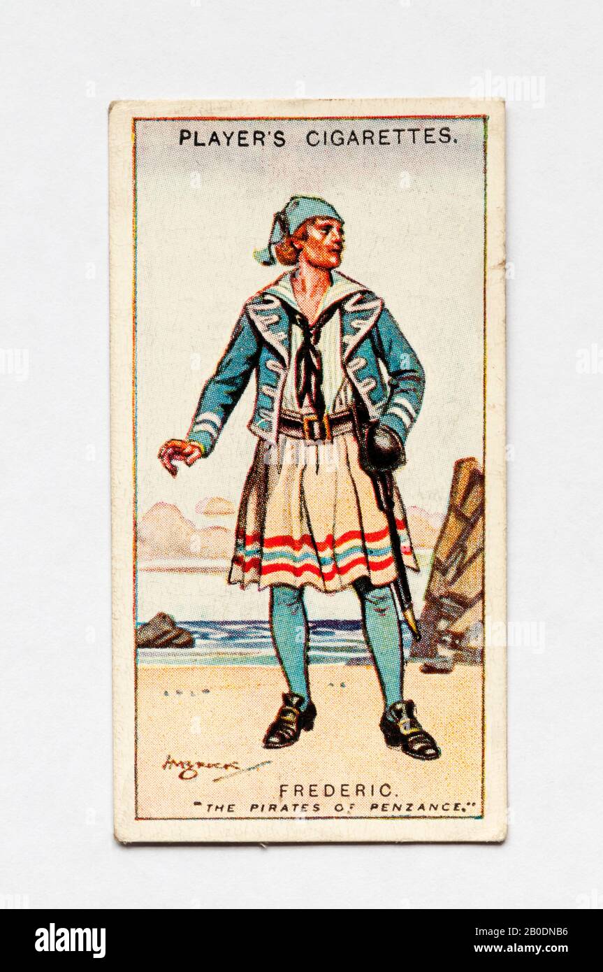 Player's cigarette card in Gilbert & Sullivan series shows character of ...