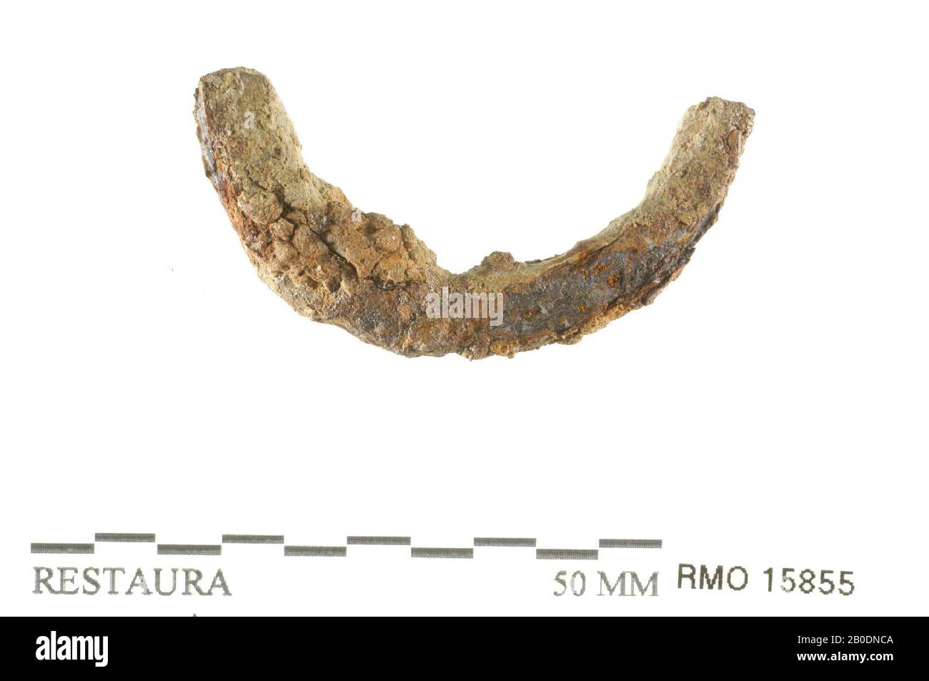 The Netherlands Middle Ages, part of ring, iron, 4.5 x 0.8 cm, x, the ...