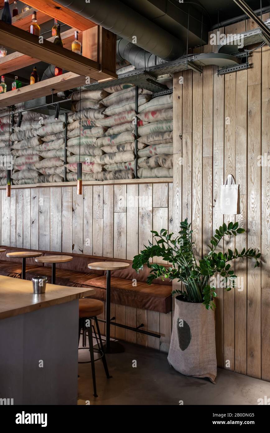 Rustic Coffee Shop Design