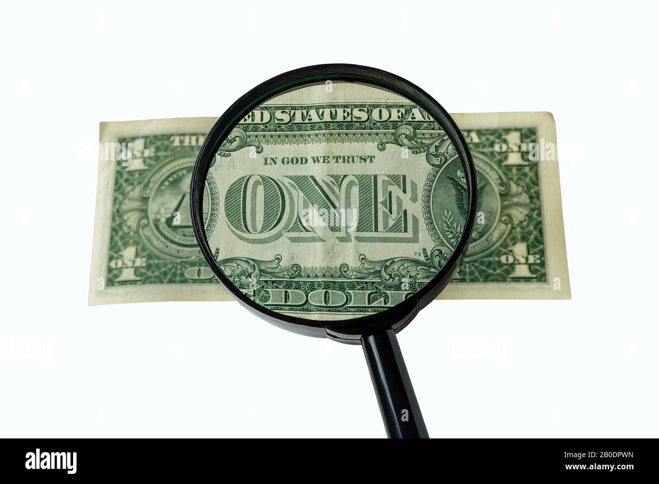 Reverse side one dollar bill Cut Out Stock Images & Pictures - Alamy