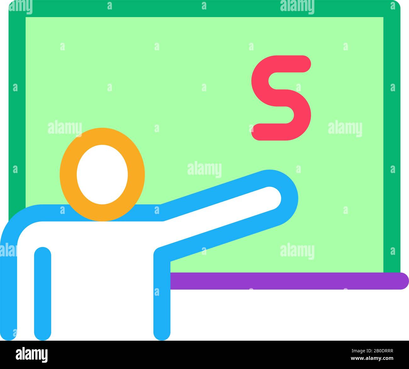 Speaker class icon outline Cut Out Stock Images & Pictures - Alamy