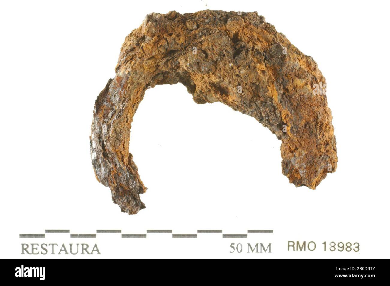 The Netherlands Middle Ages, part of ring, iron, 4.7 x 1.0 cm, x, the ...