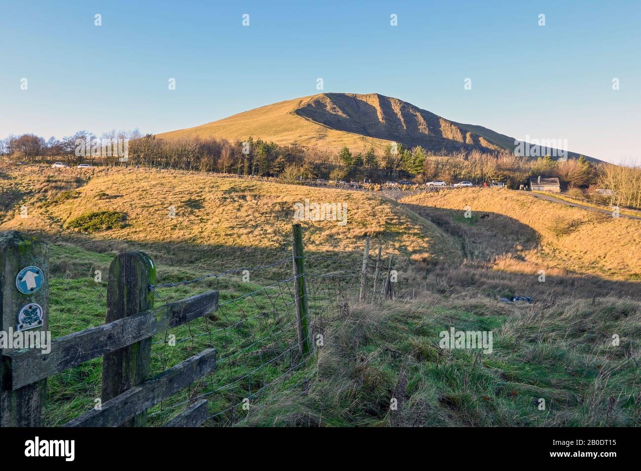 Mam Tor in the Peak District Derbyshire England Stock Photo - Alamy