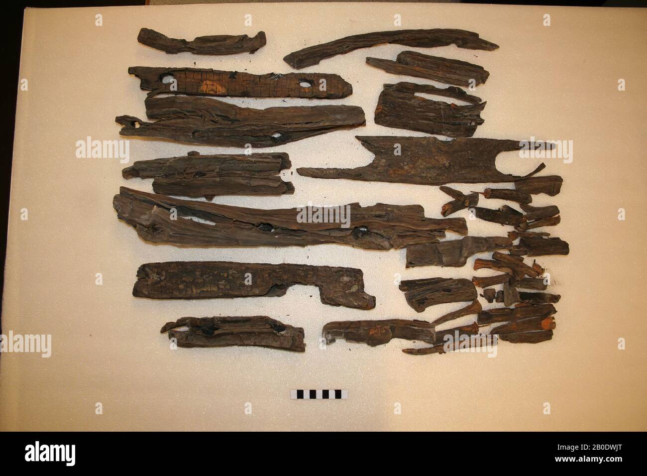 Excavation material, fragments, organic, wood, Greatest length, 53 cm ...