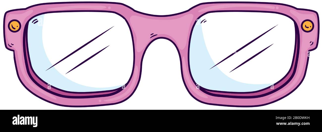 cute eyeglasses vision optical icon Stock Vector Image & Art - Alamy