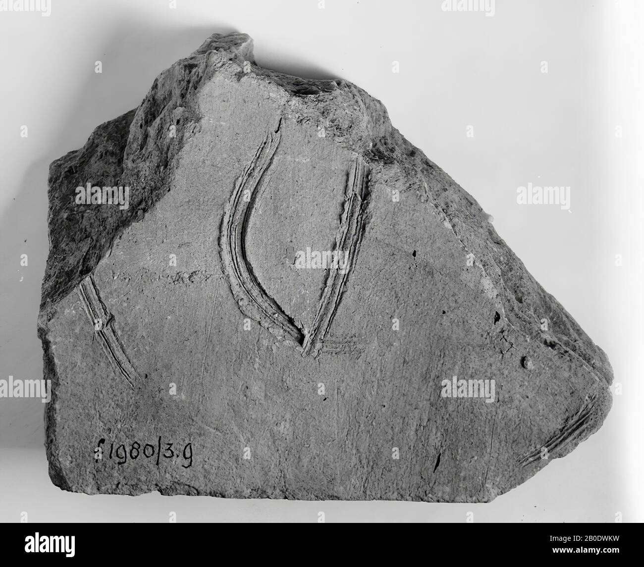 The Netherlands Roman time, later, brick, fragment, earthenware, brick ...