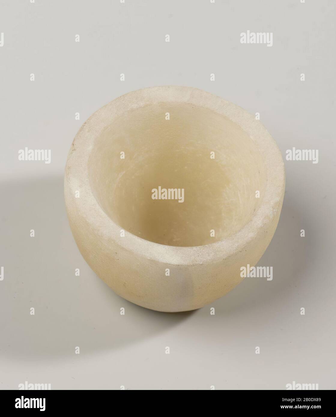 Egypt, bowl, miniature bowl, alabaster, 2.4 x 4 cm, Ancient Empire, 4th ...