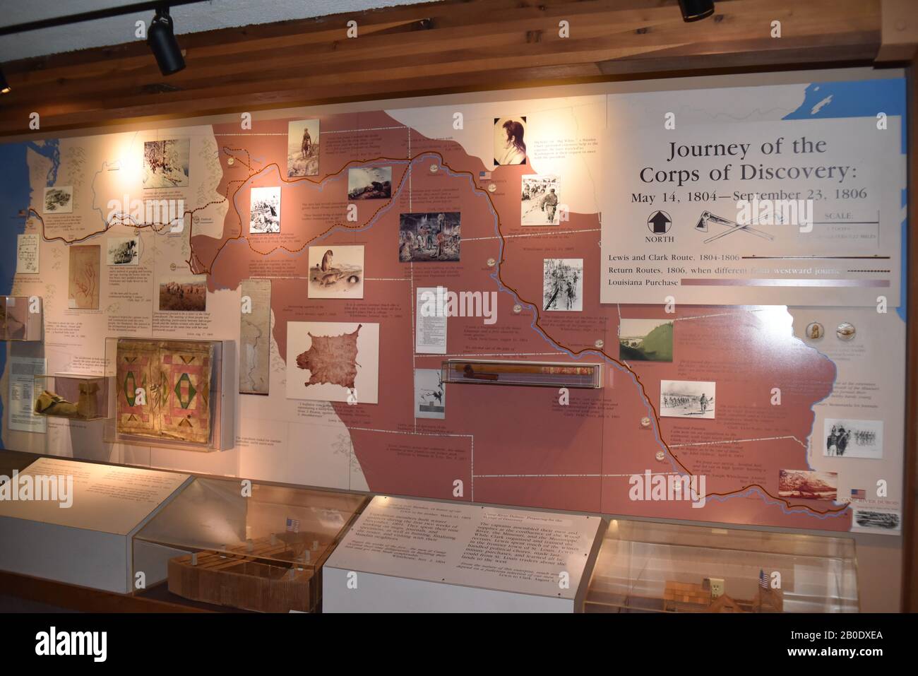 Astoria, Oregon. U.S.A. Oct. 21, 2017. Fort Clatsop National Park ...