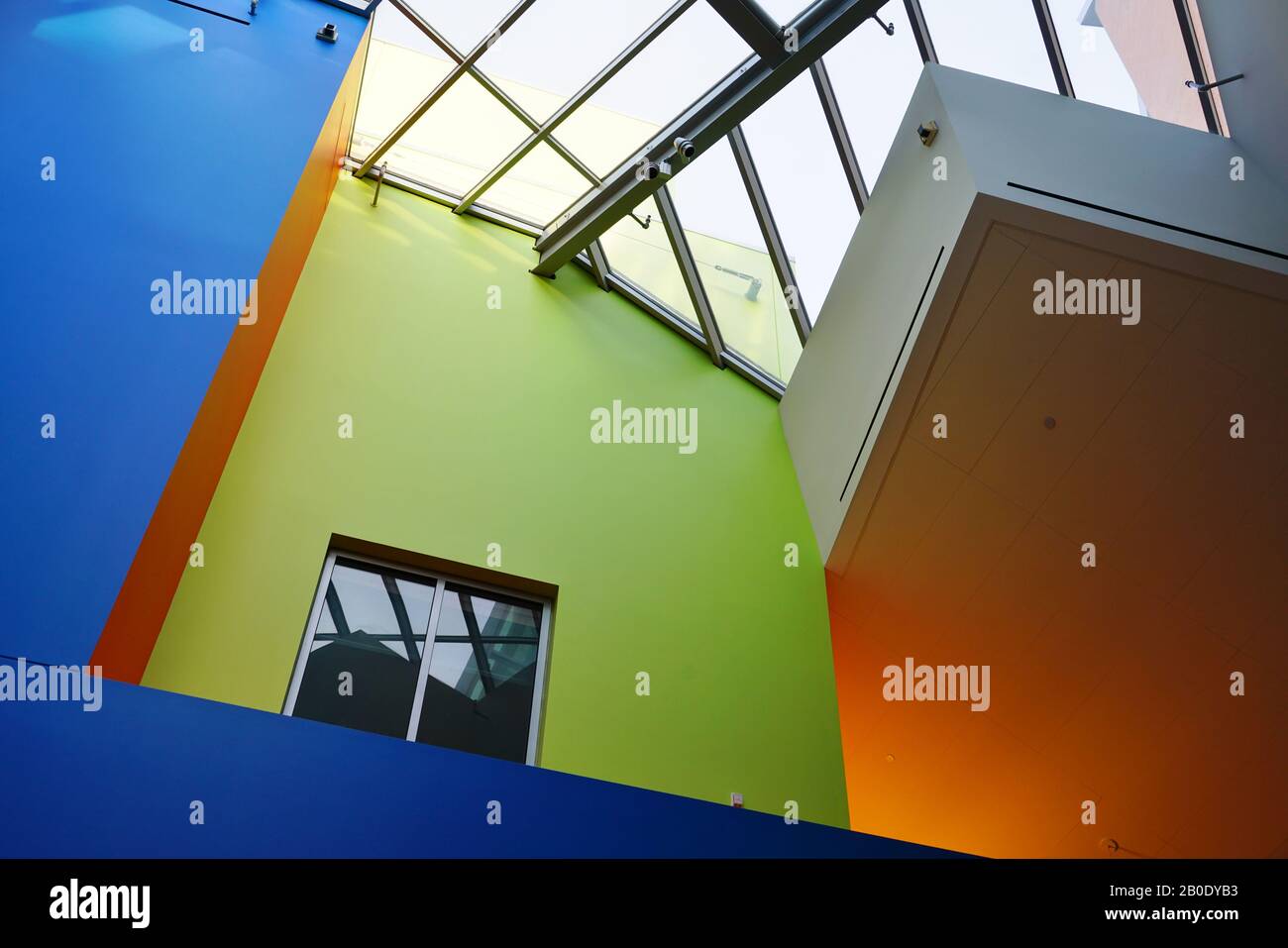 PRINCETON, NJ -15 FEB 2020- Interior view of the Lewis Science Library ...