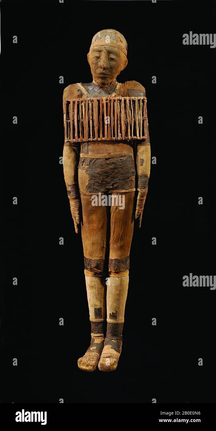 Egypt, mummy, child, mummy, linen, plant, papyrus, palm leaf, 19.5 x 34 ...