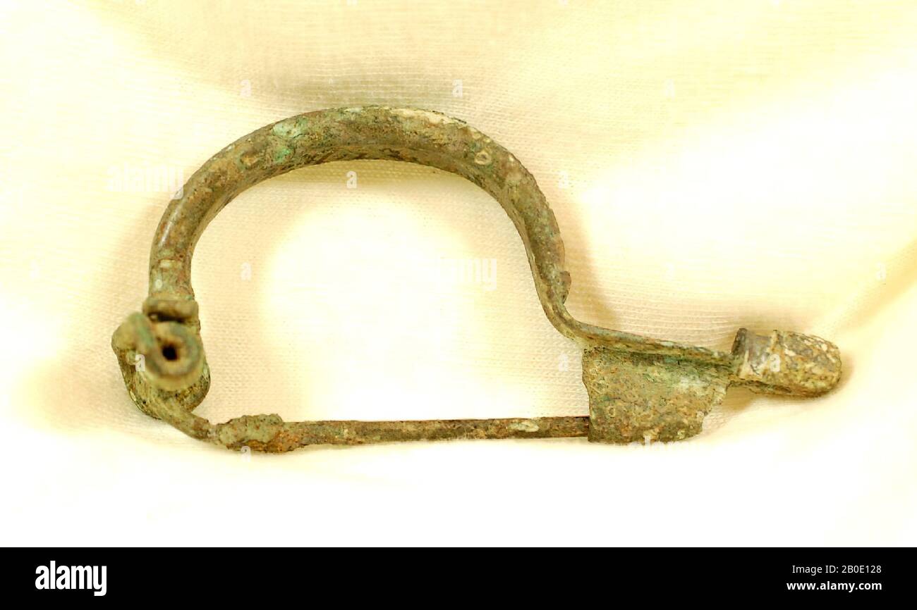 The Netherlands Roman period, fibula, metal, bronze, roman 27 BC-41 AD ...