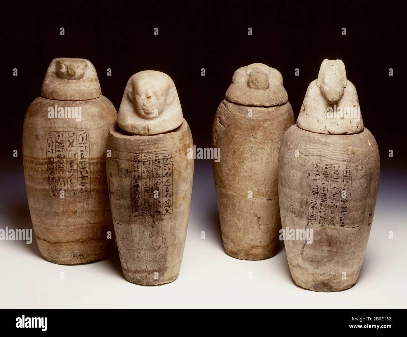 Egypt, canope, alabaster, 36 cm, Late Period, Egypt Stock Photo - Alamy