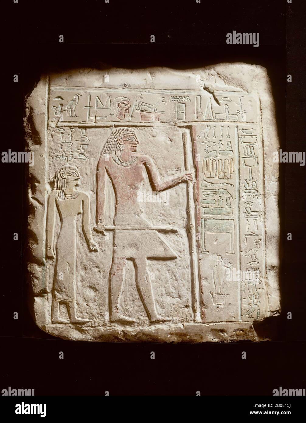 Egypt, stela, limestone, 51 x 46 x 5 cm, c., 35 kg, First Intermediate ...