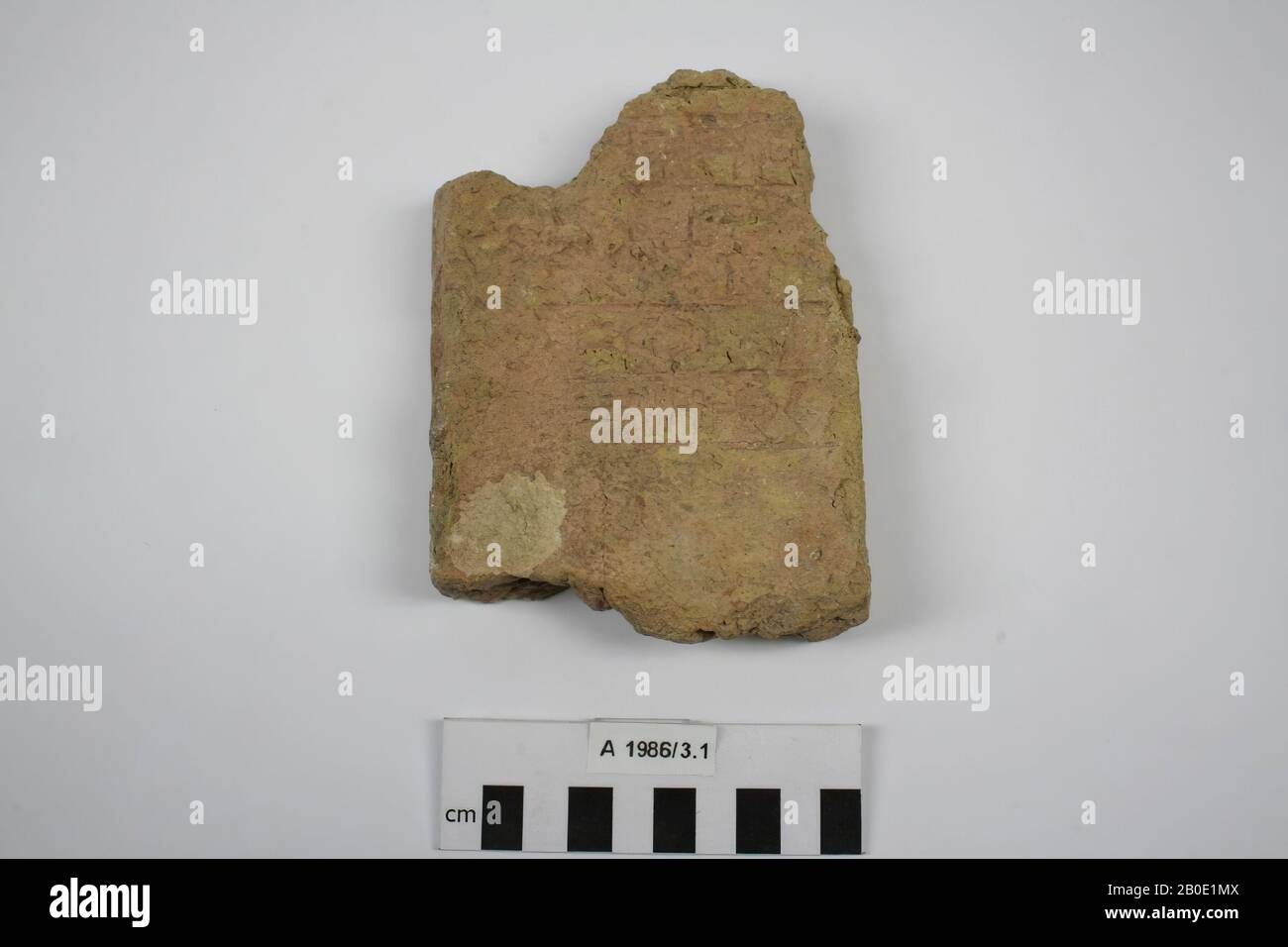 Ancient Near East, building element, inscription, earthenware, clay, L ... Ancient Near East, building element, inscription, earthenware, clay, L ...